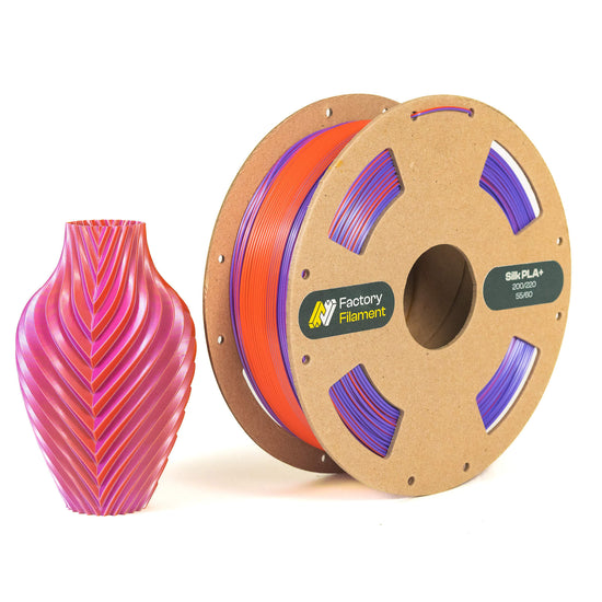 Dual Color Silk PLA+ – Factory Filament